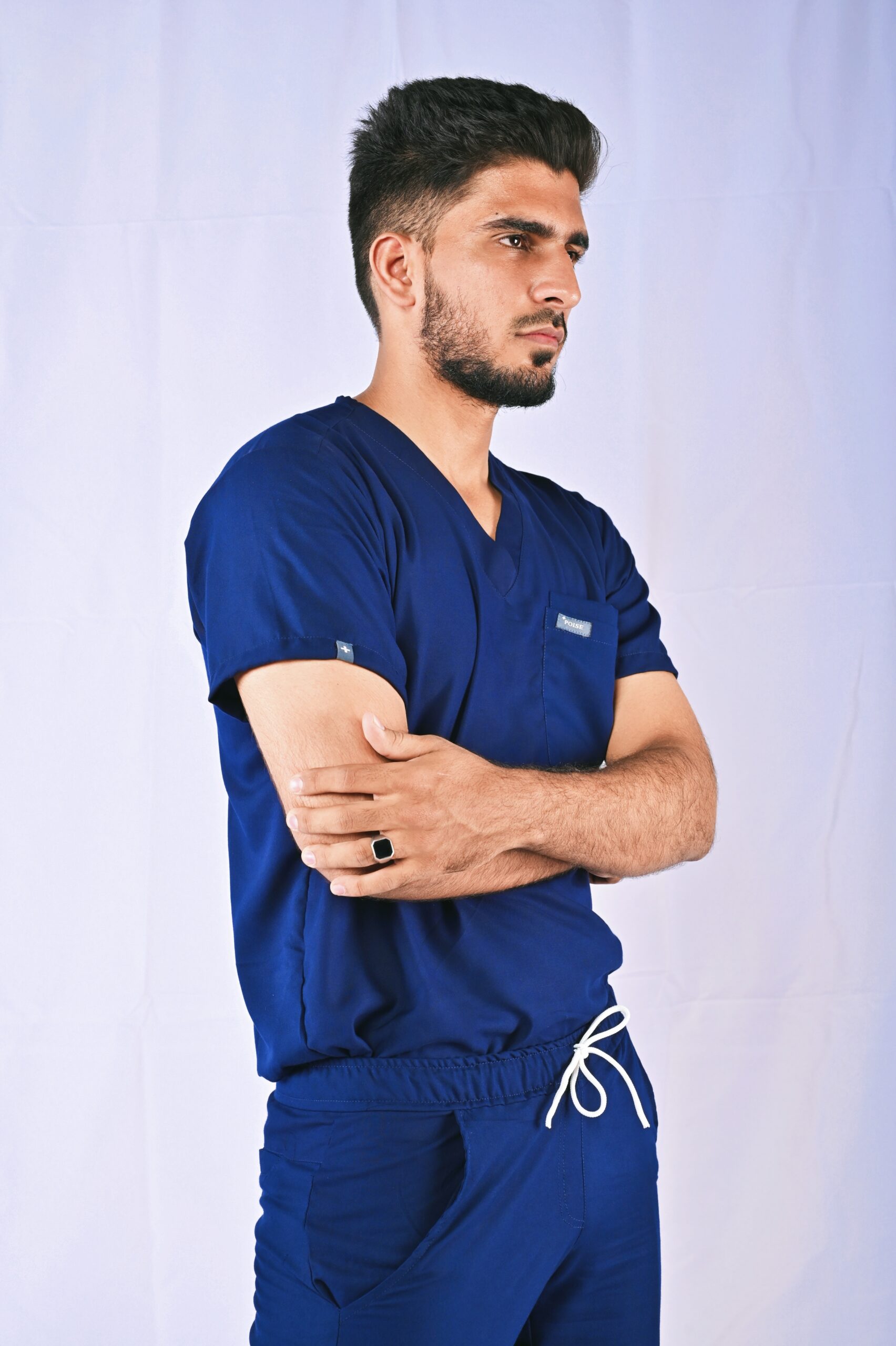Male Casual Fit Plain Scrubs – POISE